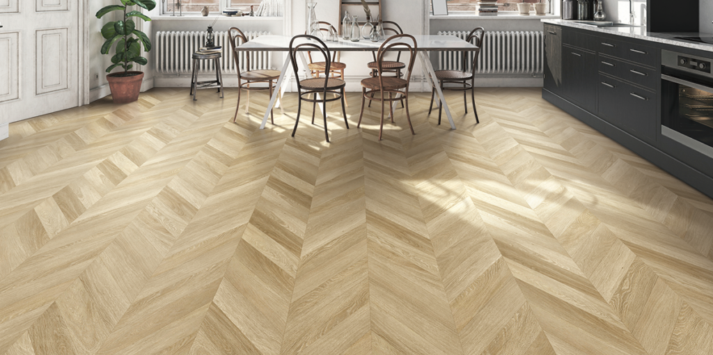 Tan Drop Chevron - Twelve Oaks